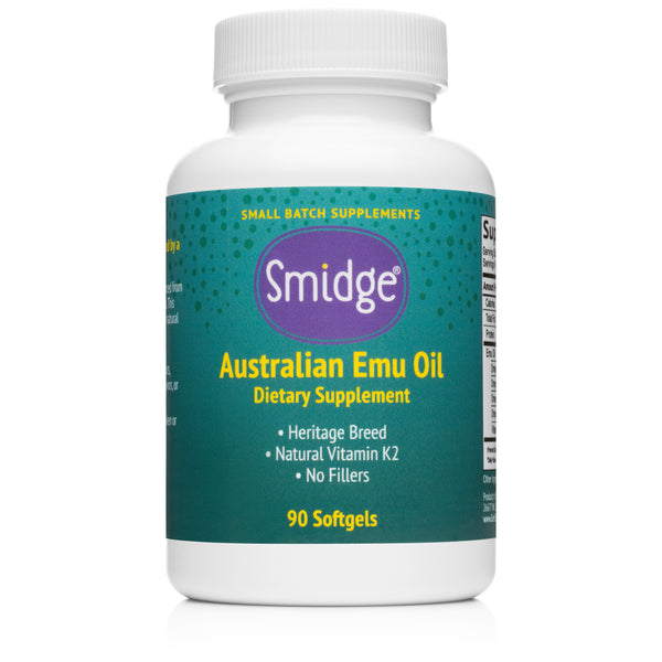 Australian Emu Oil | 100% pure, grass-fed fat vitamin K2 | Smidge®